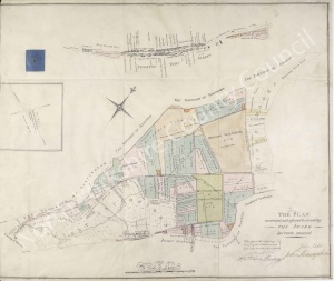 Historic inclosure map of Stockton on the Forest 1817