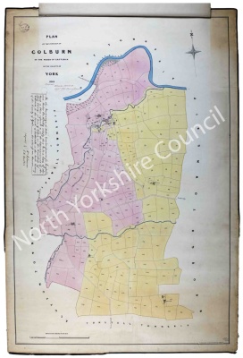 Colburn Tithe Map 1842