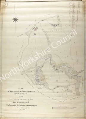 Studley Royal Tithe Map 1838