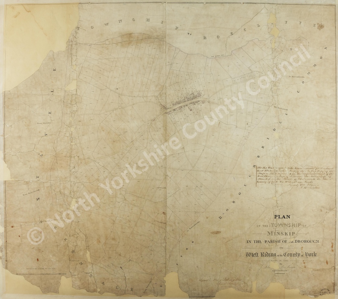 Minskip Tithe Map 1842