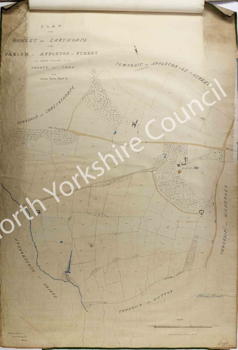 Appleton Le Street (Eastthorpe) Tithe Map 1846