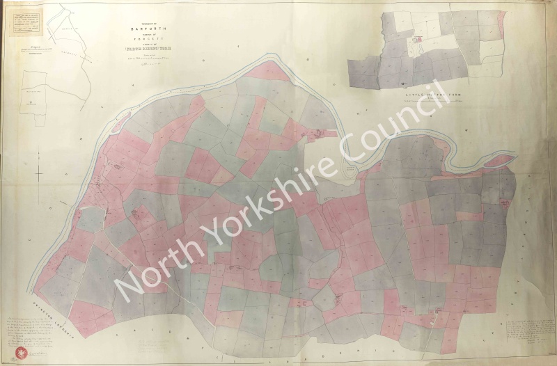 Barforth Tithe Map 1848