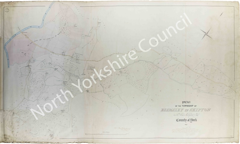 Beamsley Tithe Map 1847