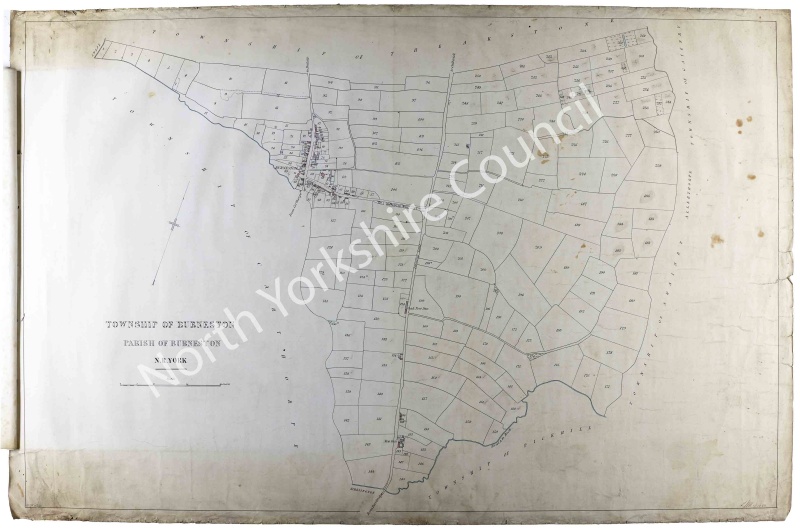 Burneston Tithe Map 1839
