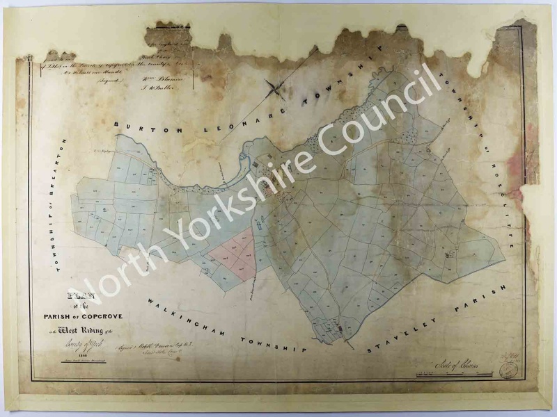 Copgrove Tithe Map 1840