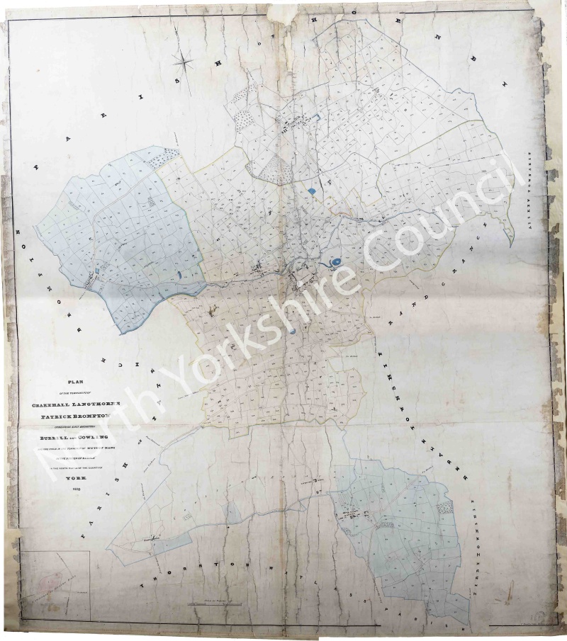 Crakehall Tithe Map 1839