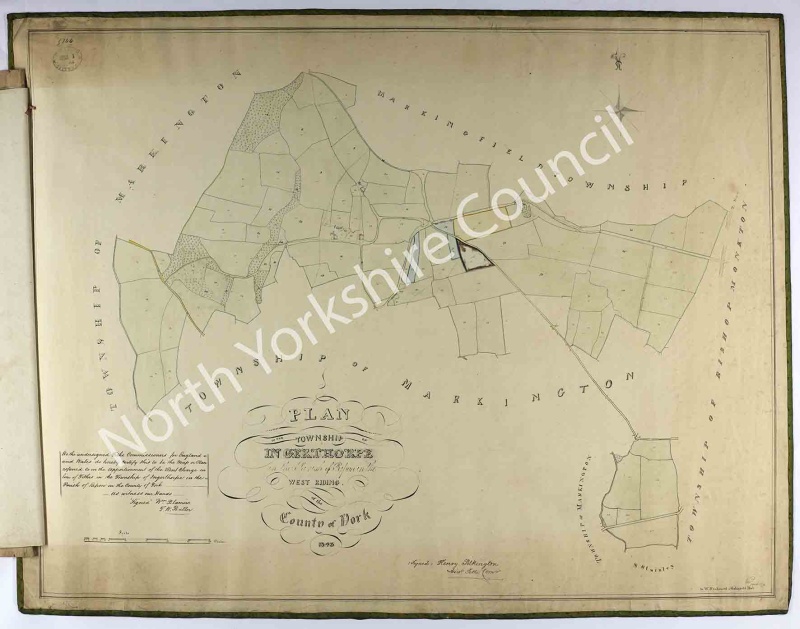 Ingerthorpe Tithe Map 1843
