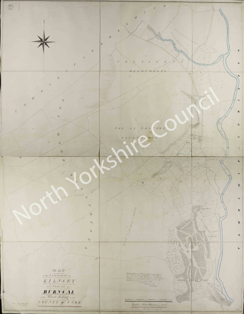 Kilnsey Tithe Map 1844