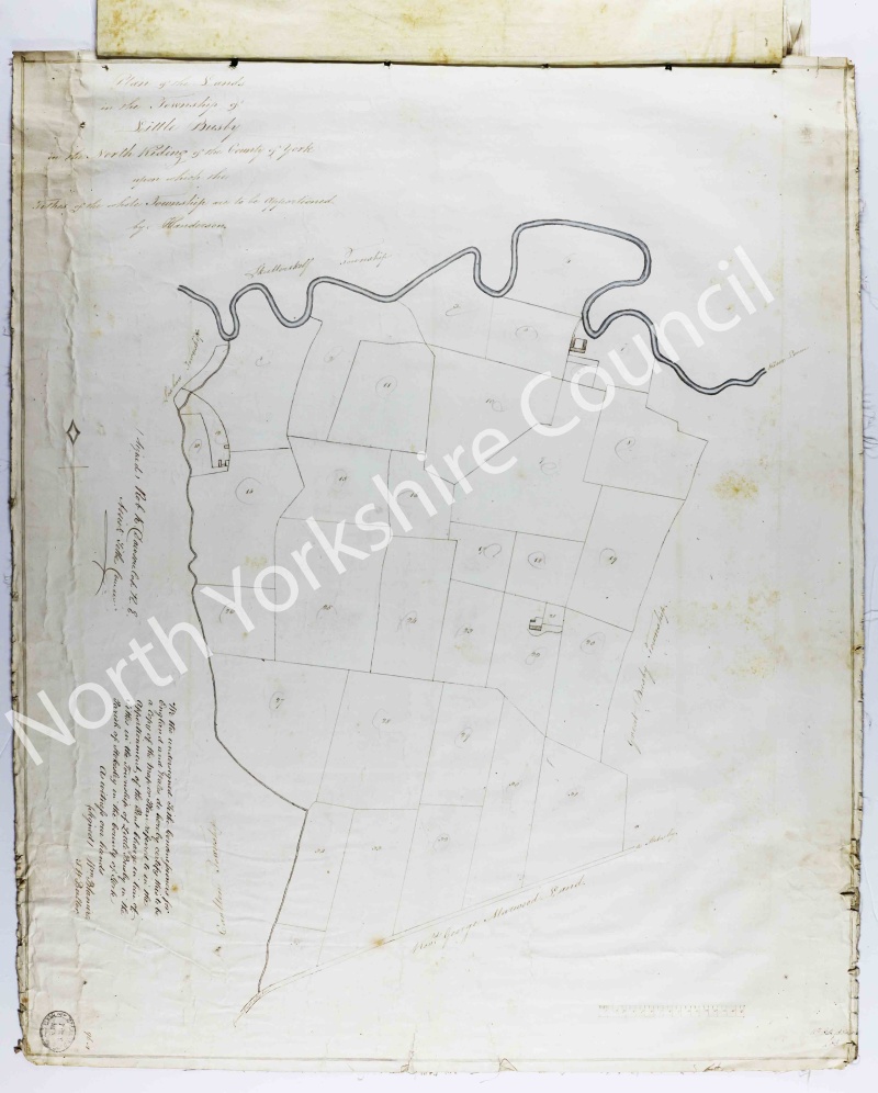 Little Busby Tithe Map 1839