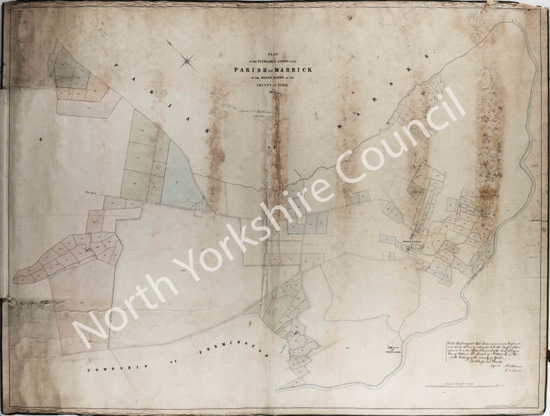 Marrick Tithe Map 1852
