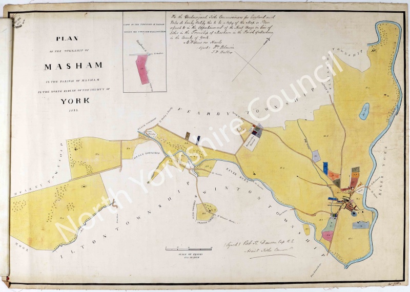 Masham Tithe Map 1839