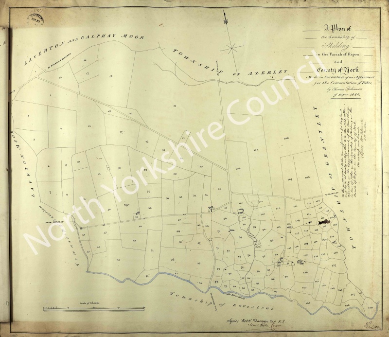 Skelding Tithe Map 1843