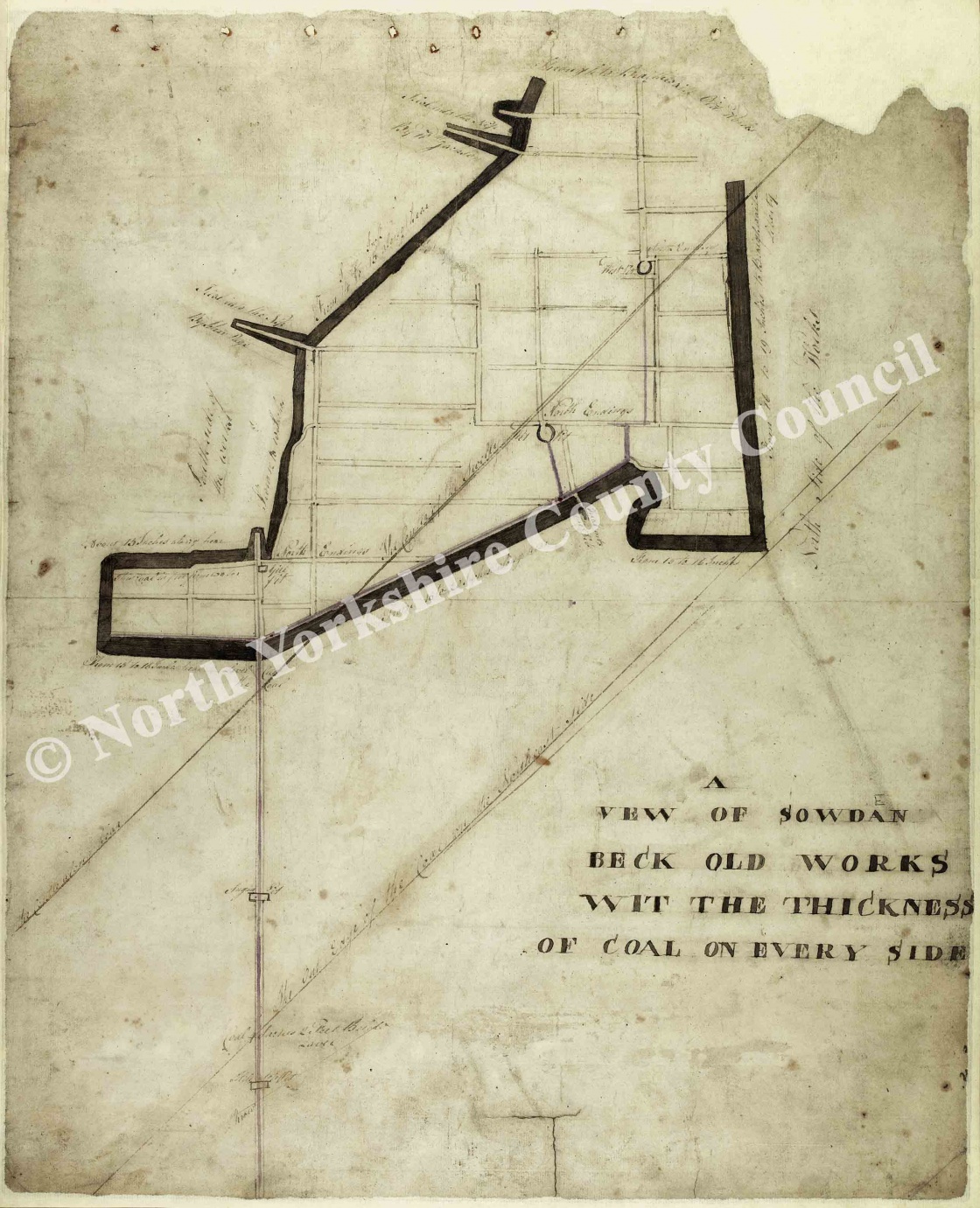 Historic map of East Witton
