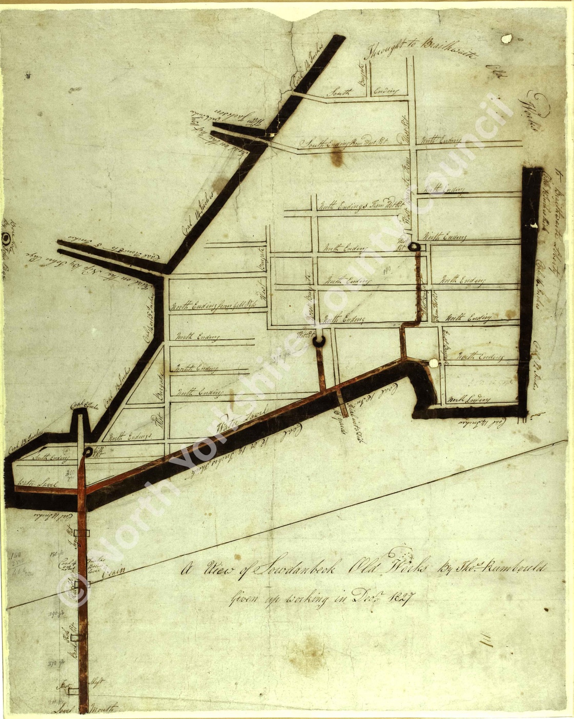 Historic map of East Witton 1841