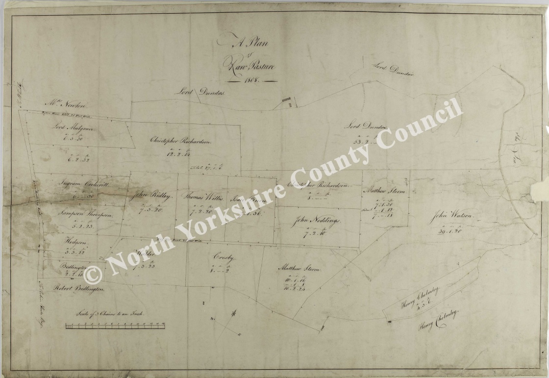 Historic map of Fylingdales