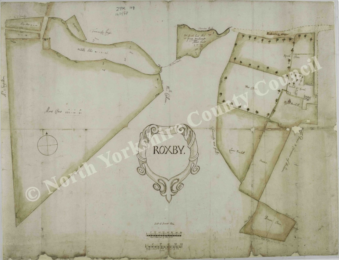 Historic map of Roxby